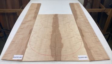 ESPEN - Back & Sides Swiss Pearwood unsteamed, flamed AAA, Classic